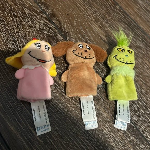 Dr. Seuss | Toys | Official Grinch Finger Puppets | Poshmark